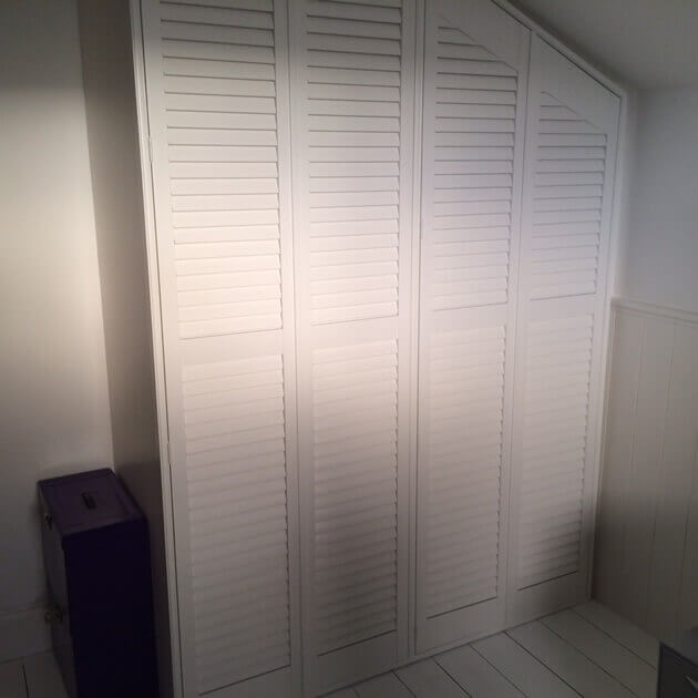 Wardrobe Door Shutters for Loft Conversion in Brixton, South West ...